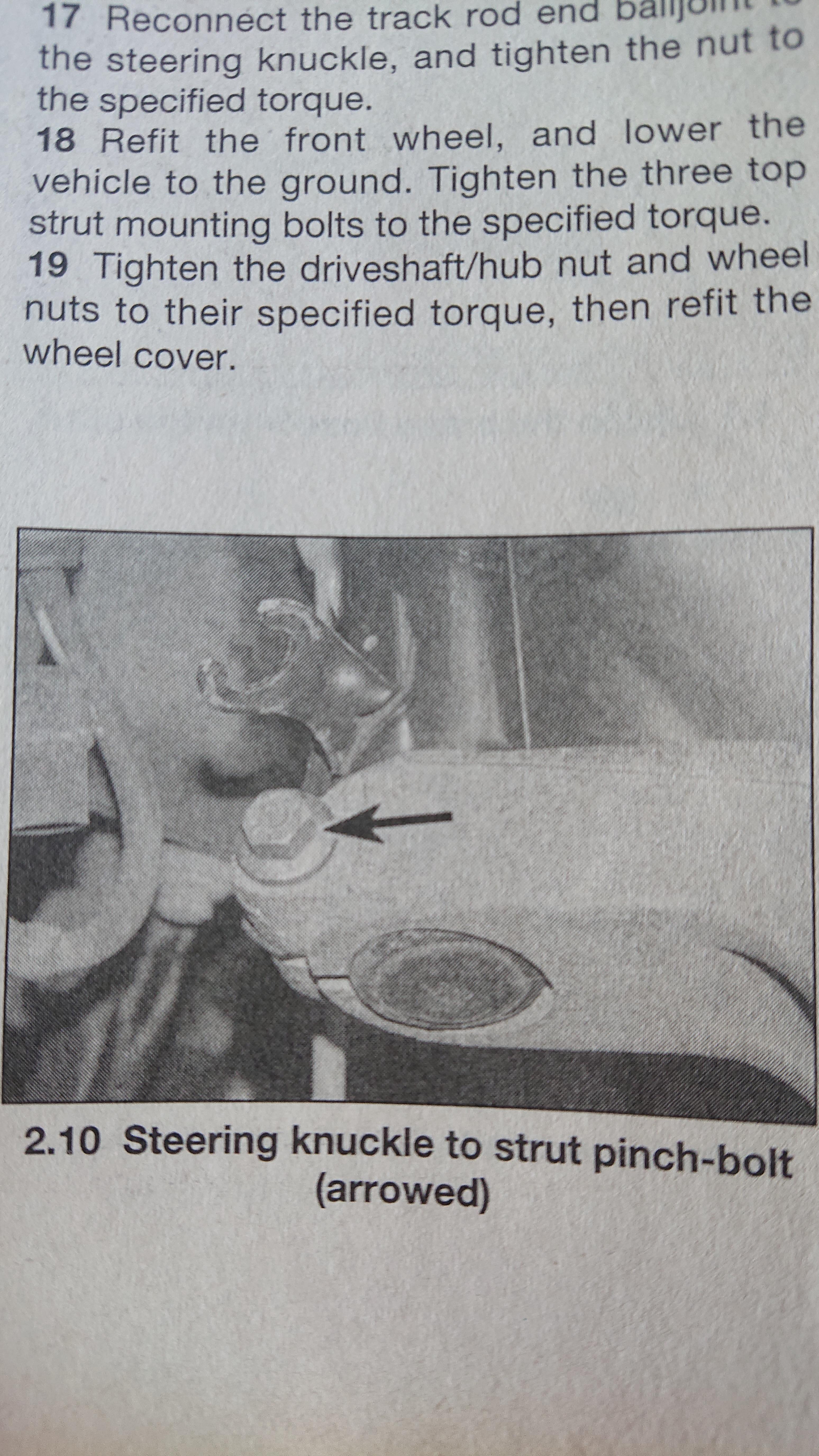 MK1 Front Strut Pinch Bolt - Ford Focus Club - Ford Owners Club - Ford ...